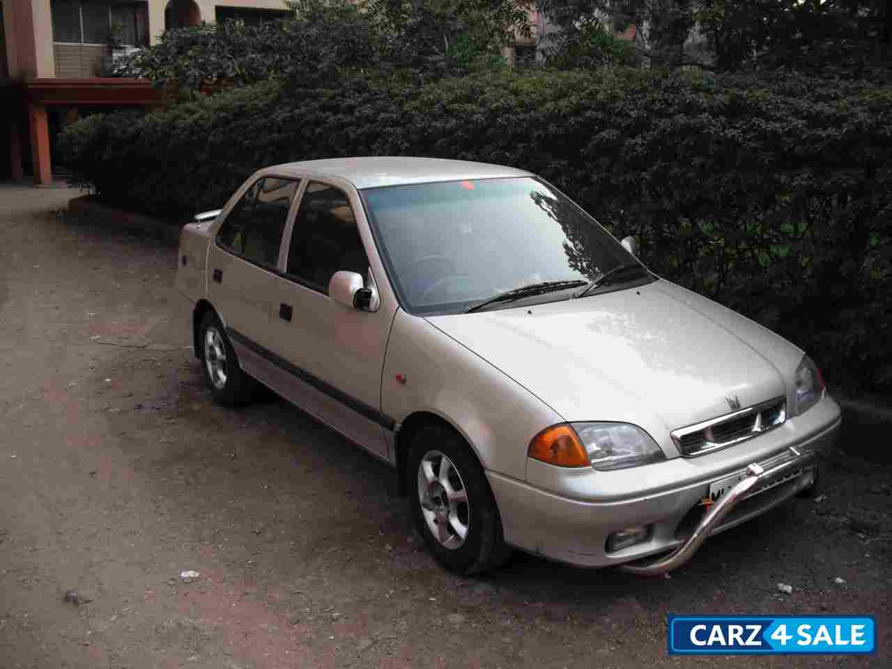Silver Maruti Esteem Modified